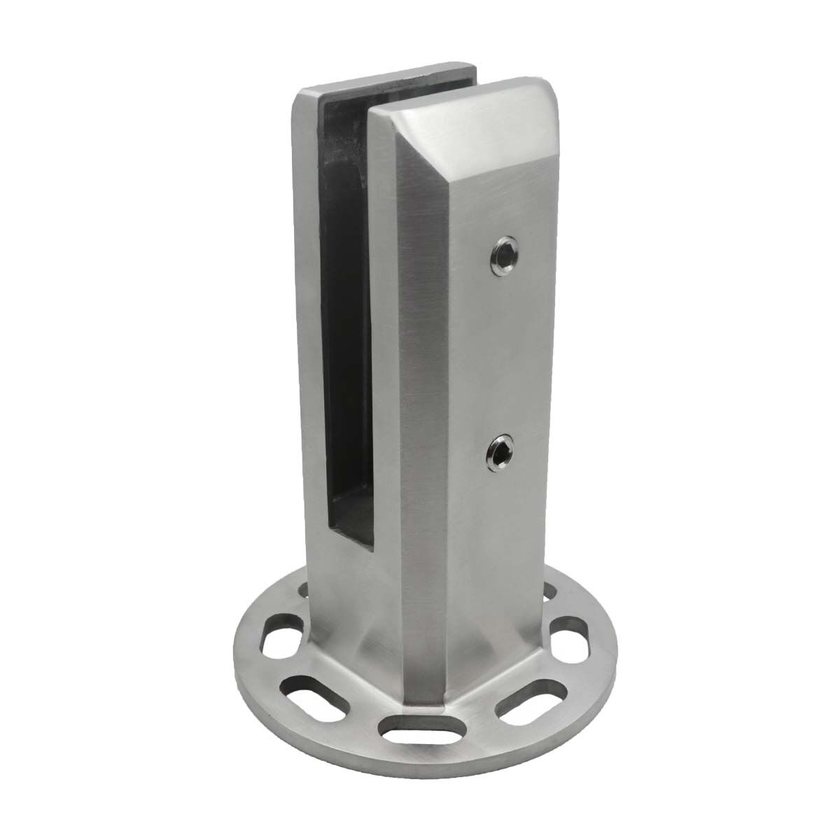 Hollow Square Glass Spigot With Base Mount - Zhengda Metal